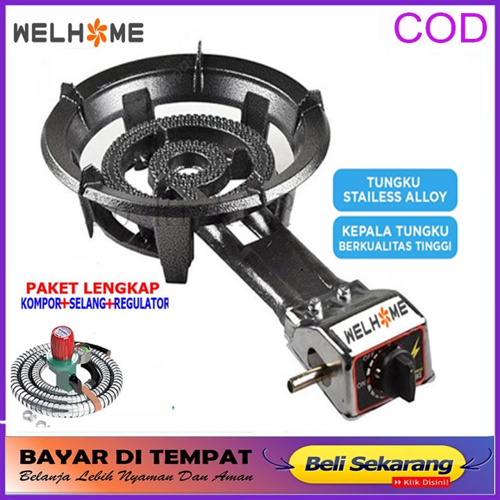 Jual KOMPOR COR 1 TUNGKU API BESAR WELHOME WKC-31A API SERIBU GRATIS ...