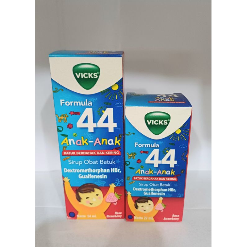 Jual Formula 44 Anak-Anak Rasa Strawberry 27ml & 54ml | Shopee Indonesia