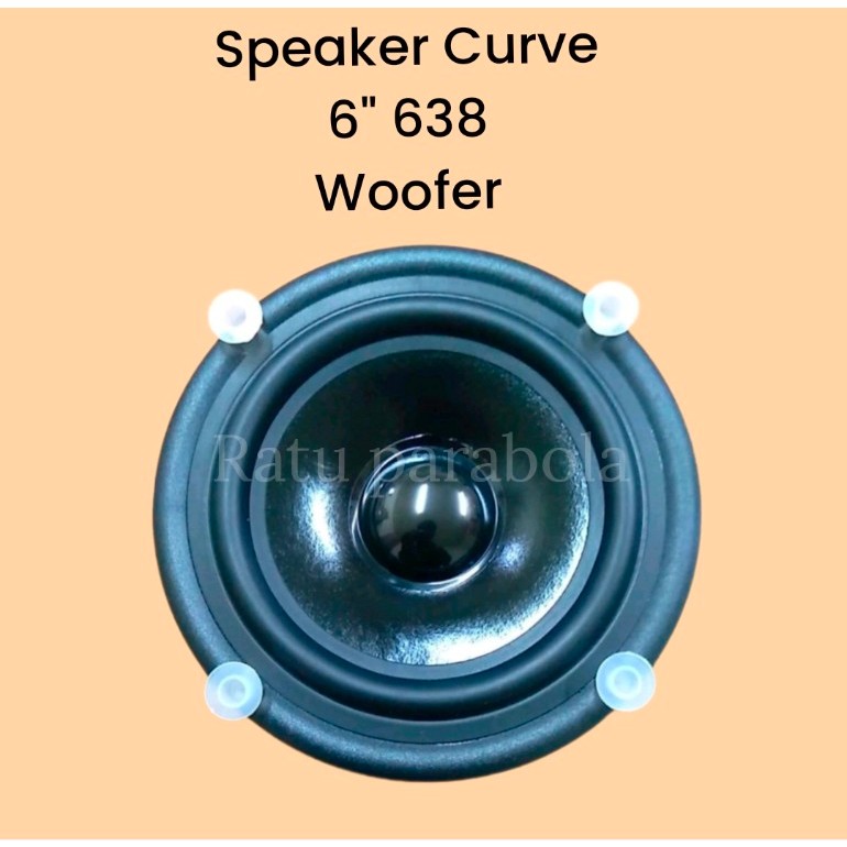 Jual Speaker woofer 6 inch speaker curve 6" 638 6 ohm 40 watt | Shopee ...