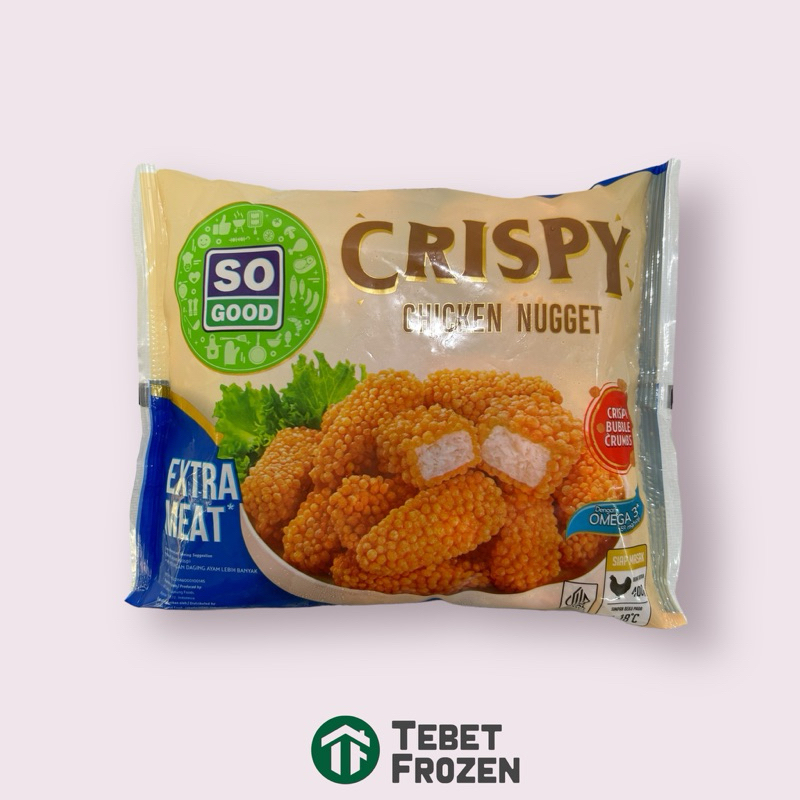 Jual SO GOOD CRISPY NUGGET 400GR- TEBET FROZEN | Shopee Indonesia
