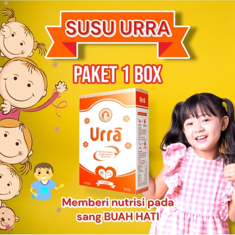 Jual SUSU URRA paket 1 box susu kesehatan penuh dengan nutrisi untuk ...