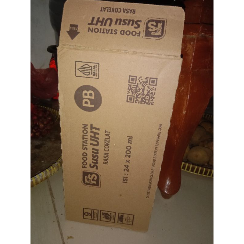 Jual susu uht food station box | Shopee Indonesia