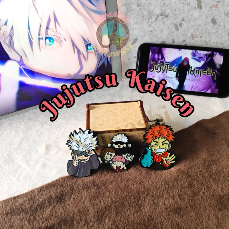 Jual JUJUTSU KAISEN JJK PIN ENAMEL BADGE BROS AKSESORIS KOLEKSI CHIBI ...