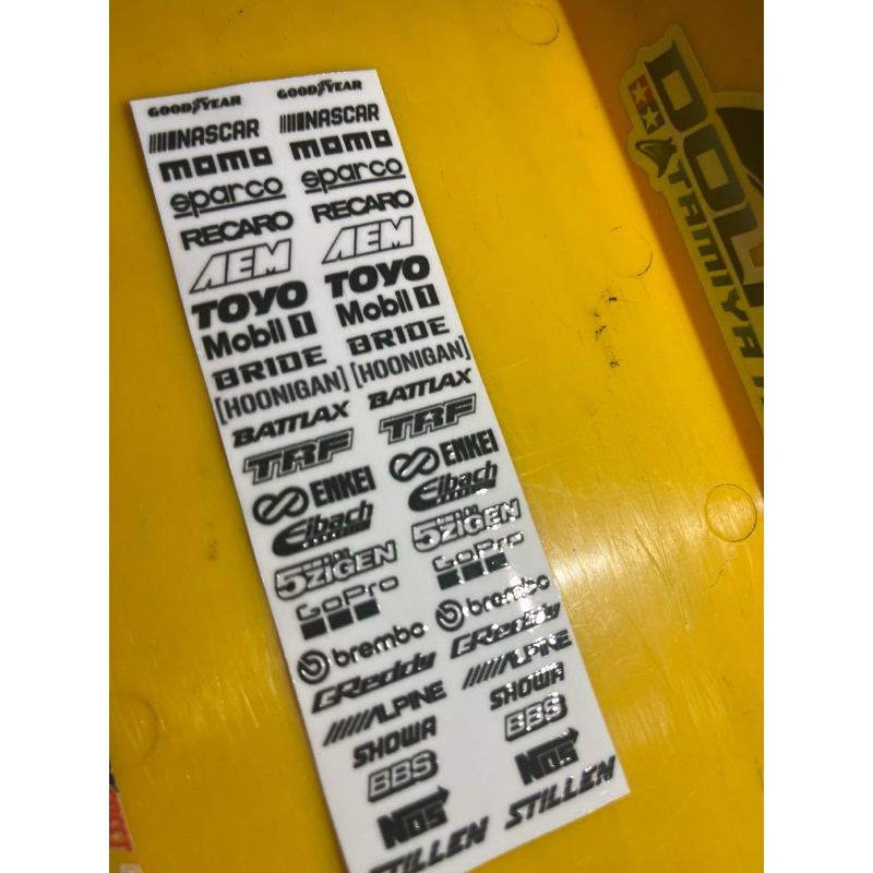 Jual Stiker Body Tamiya - Sticker Sponsor Tamiya | Shopee Indonesia