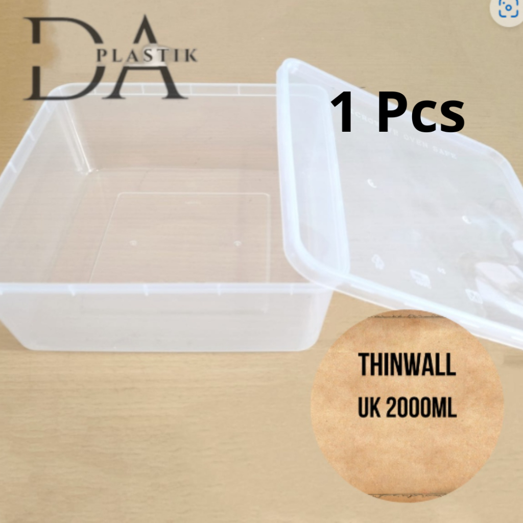 Jual 3-20Pcs Thinwall Square 2000ml | Shopee Indonesia