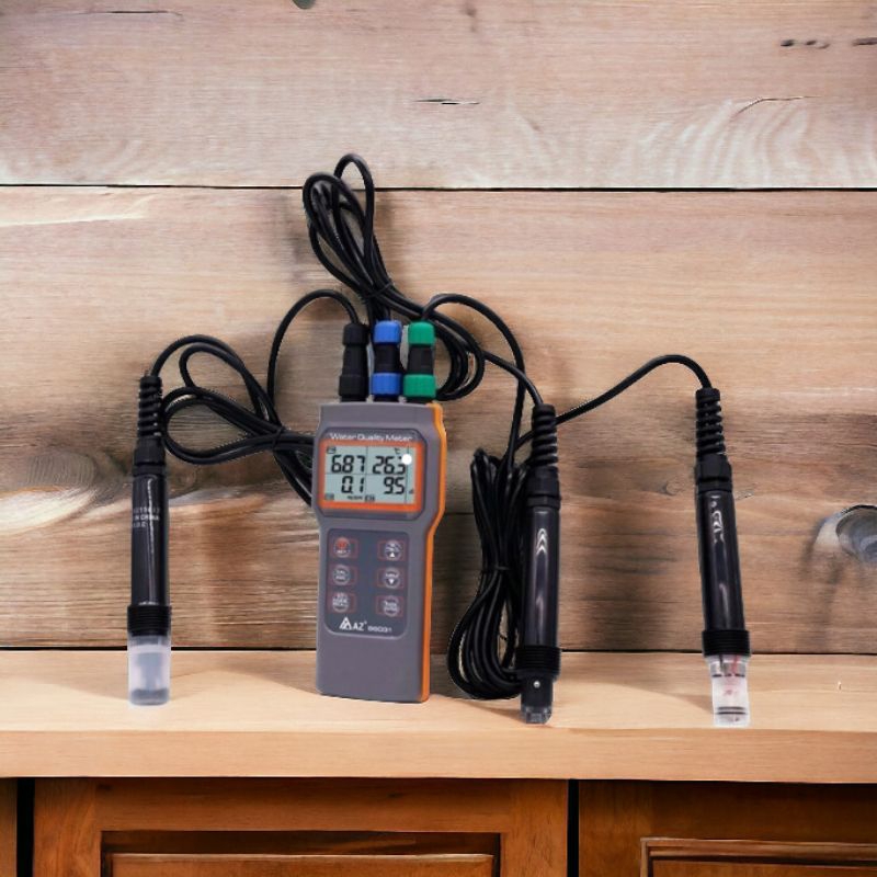 Jual AZ86031 Water Quality Meter PH Salinity Dissolved Oxygen ...