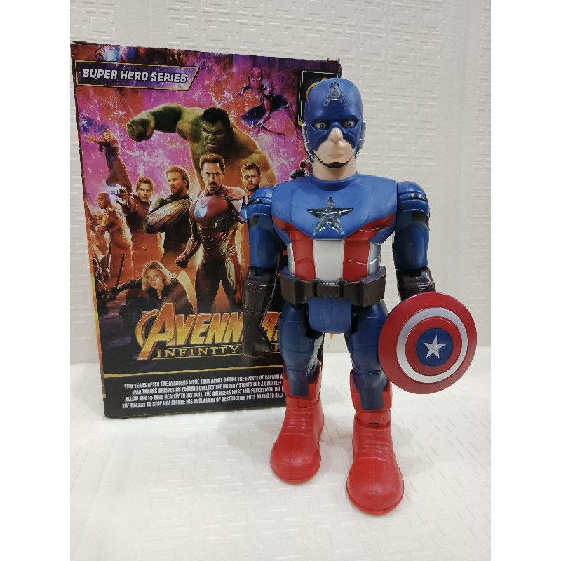 Jual Mainan robot Avenners Captain America/Hulk / Robot Avenners ...