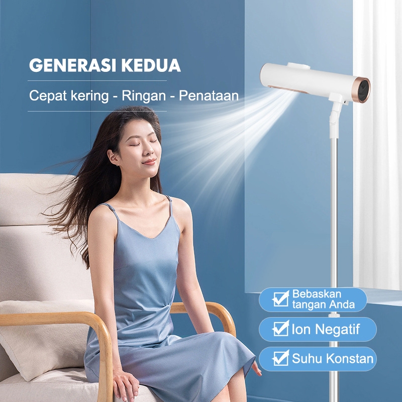 Jual Floor Hair Dryer Negative Ion Tegak Automatic Standing Hair Dryer Pengering Rambut Cepat
