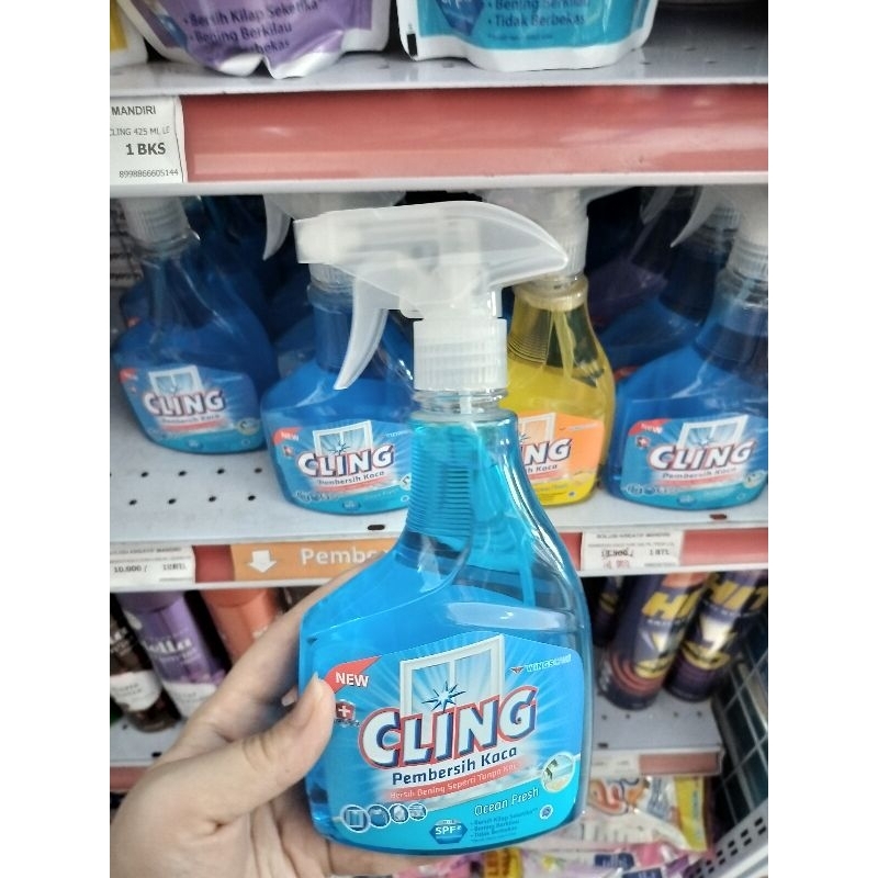 Jual Cairan pembersih kaca cling botol 440 ml | Shopee Indonesia