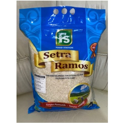 Jual Harga Oke7d7Cr Food Station - Setra Ramos Premium Beras @ 5 kg | Shopee Indonesia
