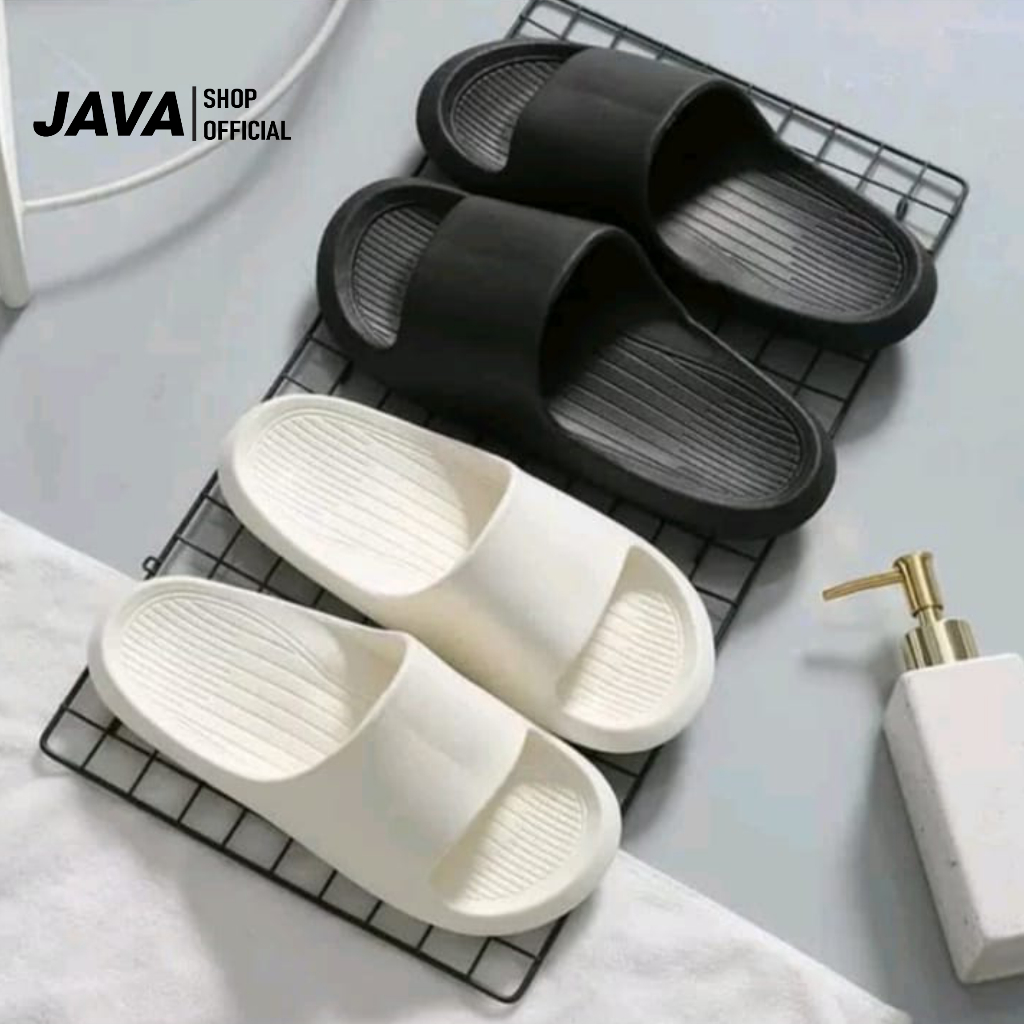 Jual Sandal Slop Eva Empuk Ringan Sendal Slipper Polos Sandal Slide ...