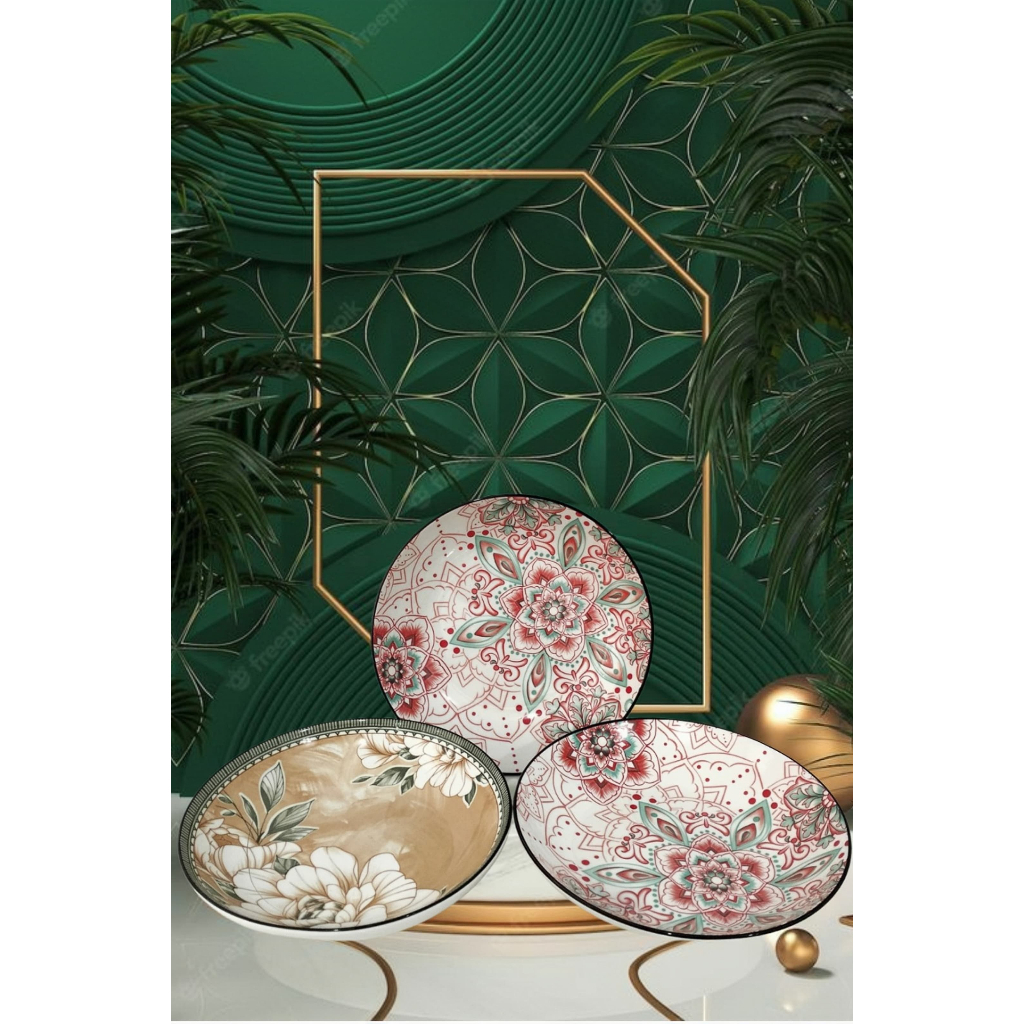Jual EVERGREEN Piring Japanese Gift Set Souvenir Dining Set Keramik ...