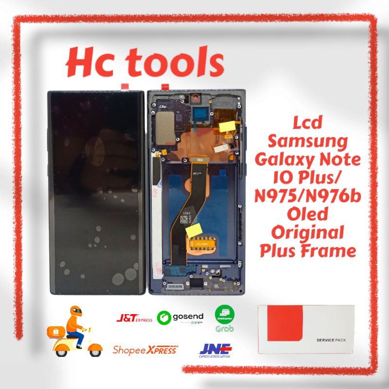 Jual LCD TOUCHSCREEN SAMSUNG NOTE 10 PLUS/N975/N976B OLED ORIGINAL PLUS FRAME | Shopee Indonesia