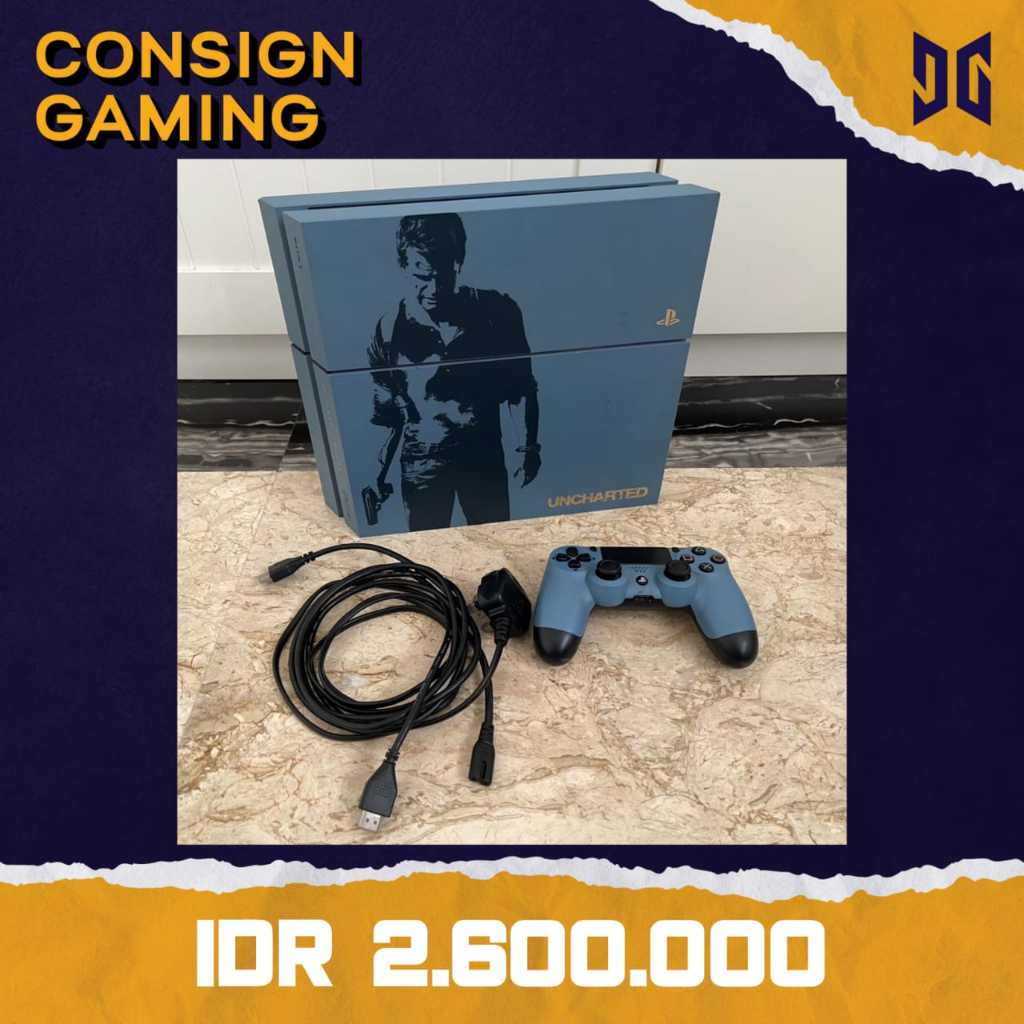 Jual PS4 UNCHARTED 1TB CUH-1206A ( CODE : EK325 ) | Shopee Indonesia