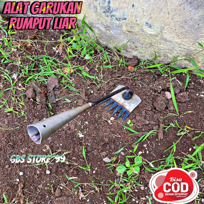Jual ALAT GARUKAN RUMPUT LIAR 6 GARPU - PENCABUT RUMPUT BAHAN FULL BESI ...