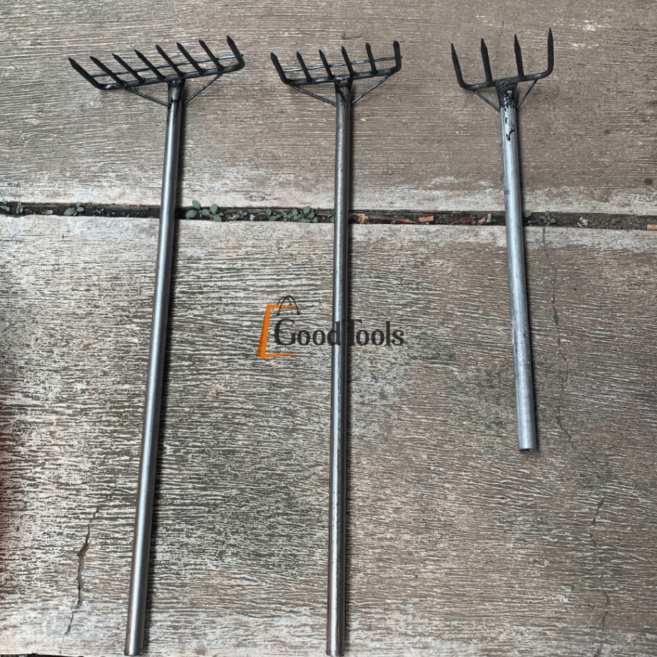 Jual garuk lebar gagang besi cangkul garuk pacul sampah garuk kotoran ...