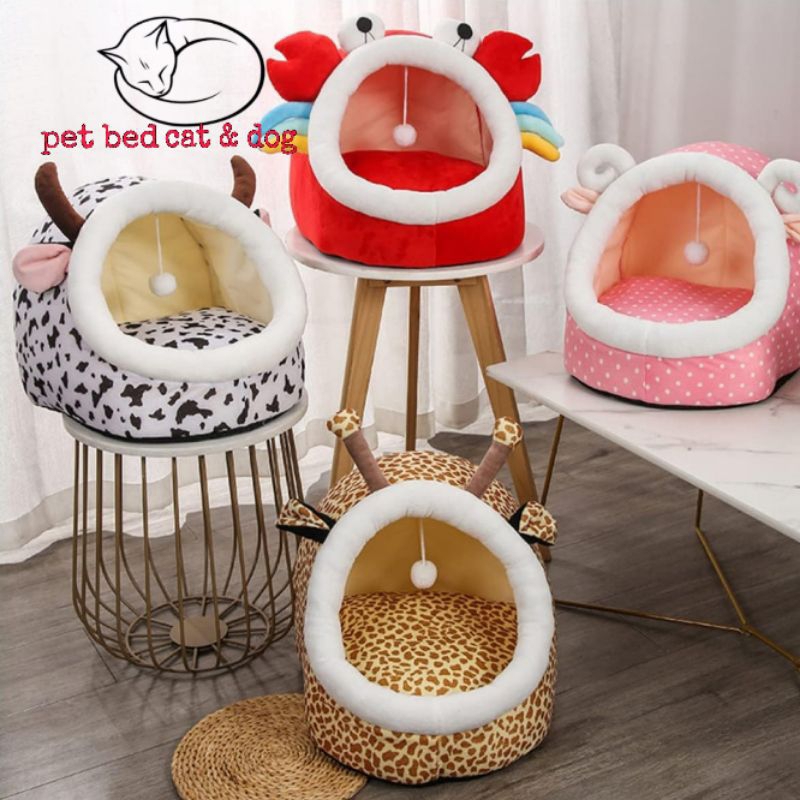 Jual Tempat Tidur Kucing Anjing PetBed Sarang Hewan Peliharaan Kasur ...