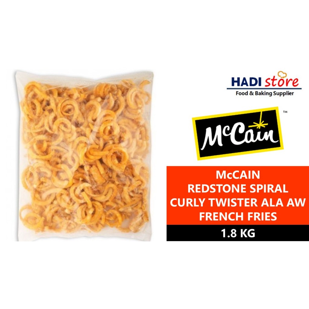 Jual McCAIN Mc CAIN REDSTONE SPIRAL FRIES, CURLY TWISTER KENTANG ALA A ...