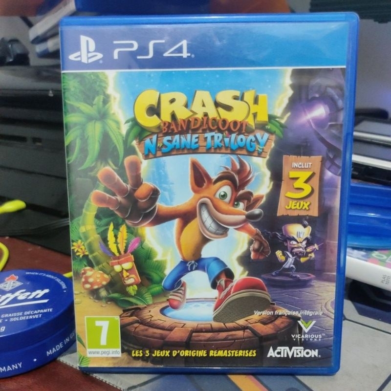 Jual crash bandicoot n sane trilogy kaset PS4 PS5 game Playstation ...
