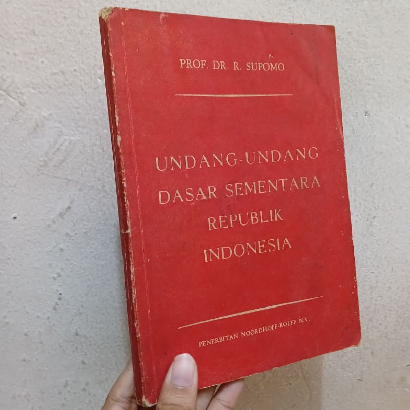 Jual Undang-Undang Dasar Sementara RI | Prof.Dr.R.Supomo | Shopee Indonesia