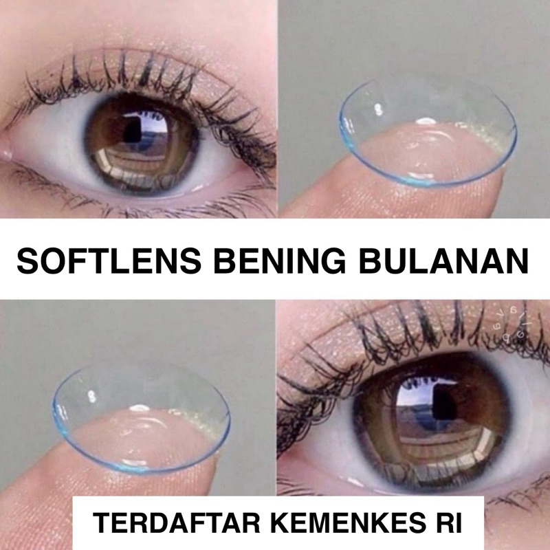 Jual J56 Softlens Bening Bulanan / Softlens Clear / Softlens Putih ...