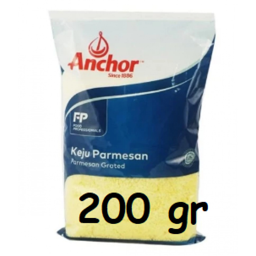 Jual Anchor Grated Parmesan Cheese / Parmesan Bubuk - Repack 200gr ...