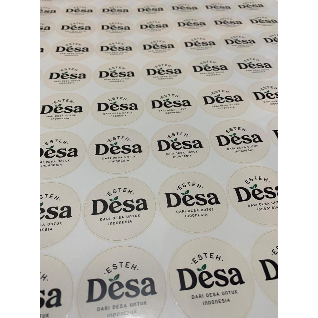 Jual Stiker Es Teh Desa | Sticker Es Teh Desa | Cetak Stiker Es Teh ...