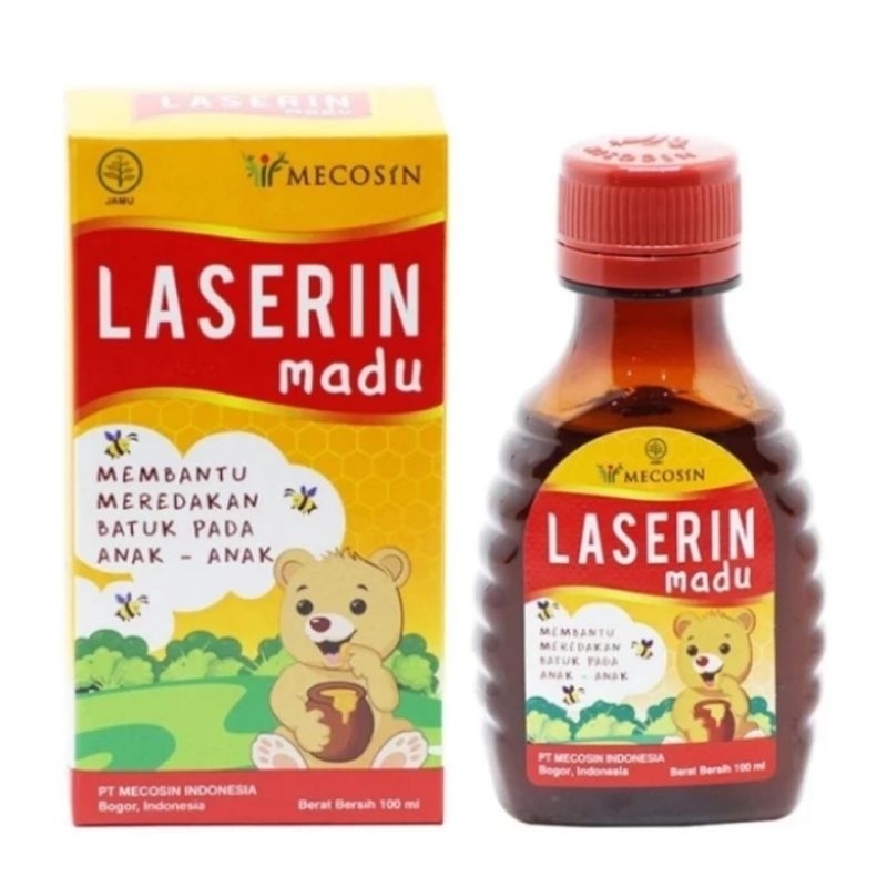 Jual Laserin anak madu sirup obat batuk tradisional pilek flu kids ...