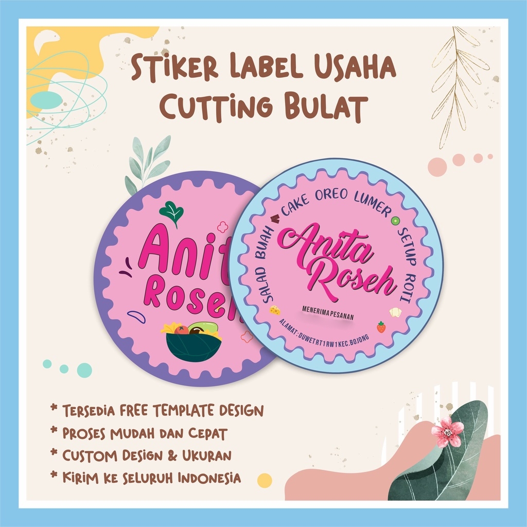 Jual Paket Stiker Label Usaha Sticker Kemasan Produk | Shopee Indonesia