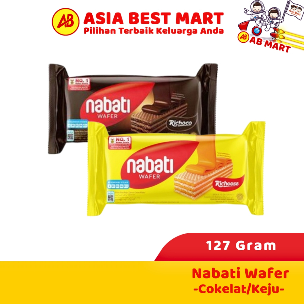Jual Nabati Wafer Richeese 127gr Coklat Keju / Wafer Biskuit Snack Cemilan | Shopee Indonesia