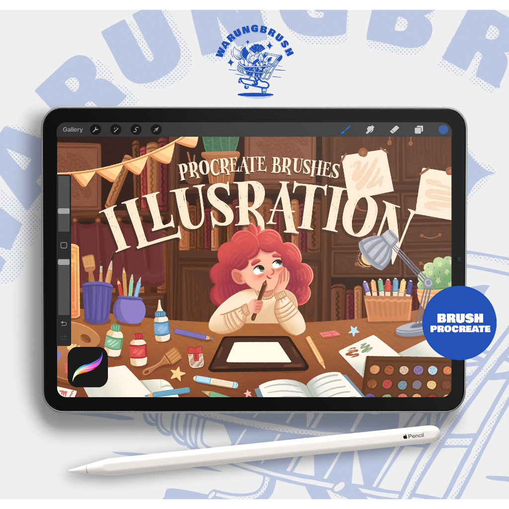 Jual Illustration Brushes 2 - Procreate Brushes BP0017 | Shopee Indonesia