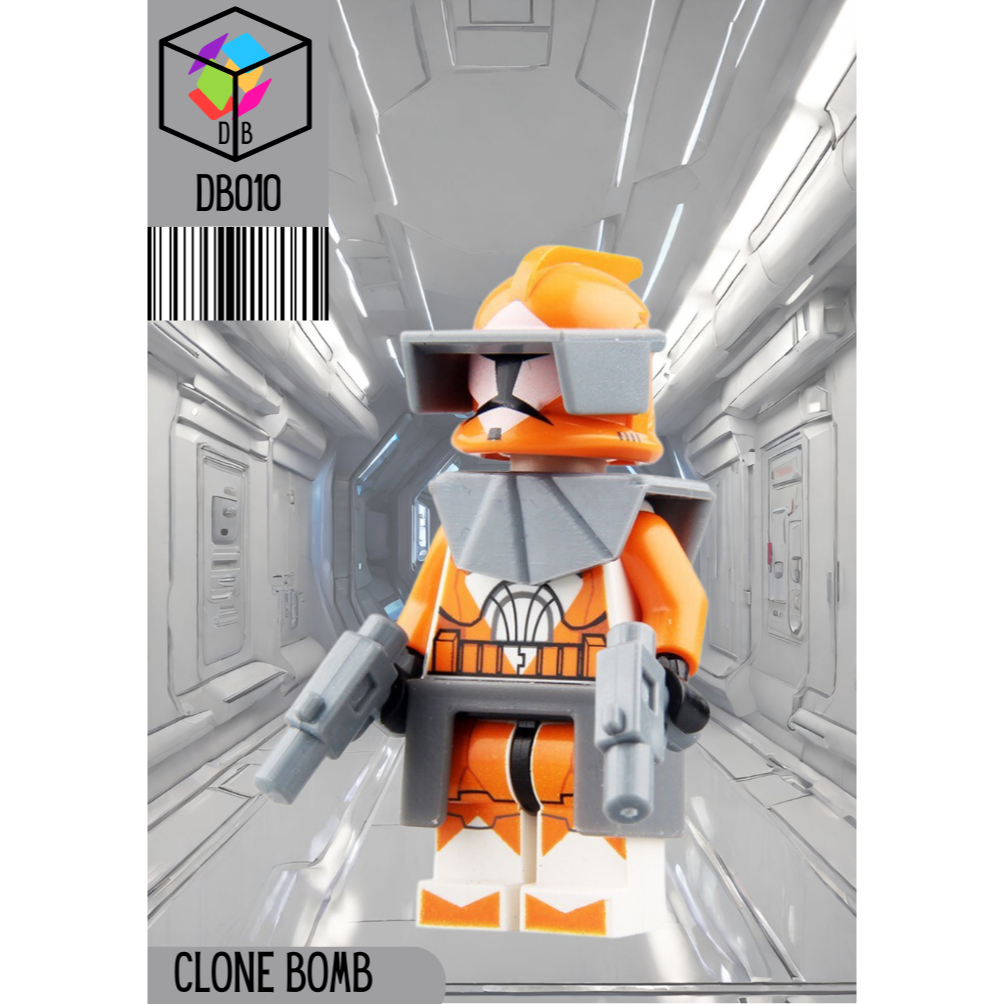 Jual Brick Minifigure Star Wars Clone Trooper Phase 1 Bomb Squad DB010 ...