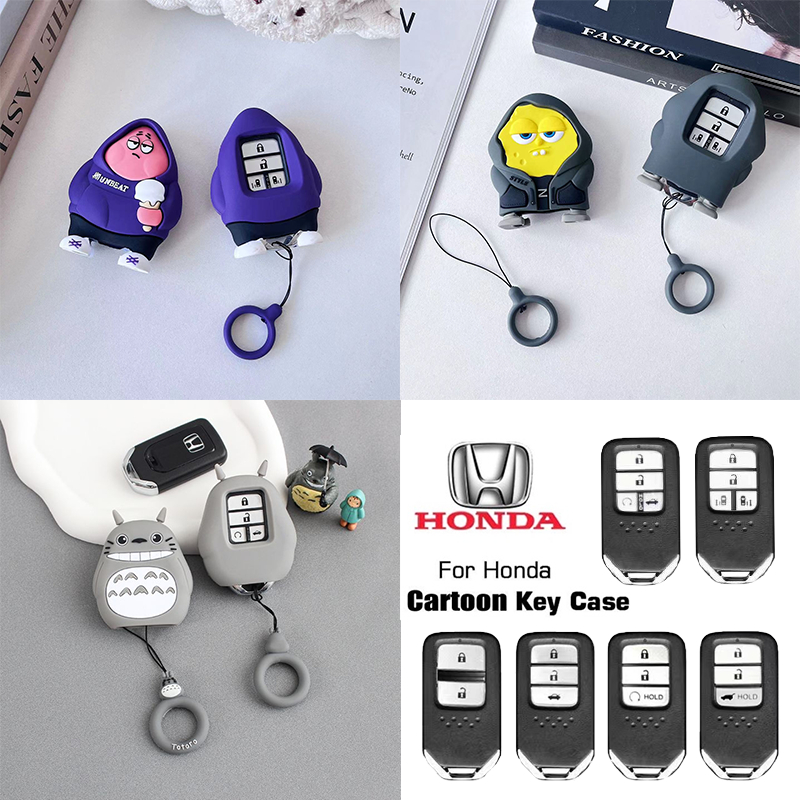 Jual Case Kunci Mobil Honda Keyless / Cover Key Car Honda / Silikon ...
