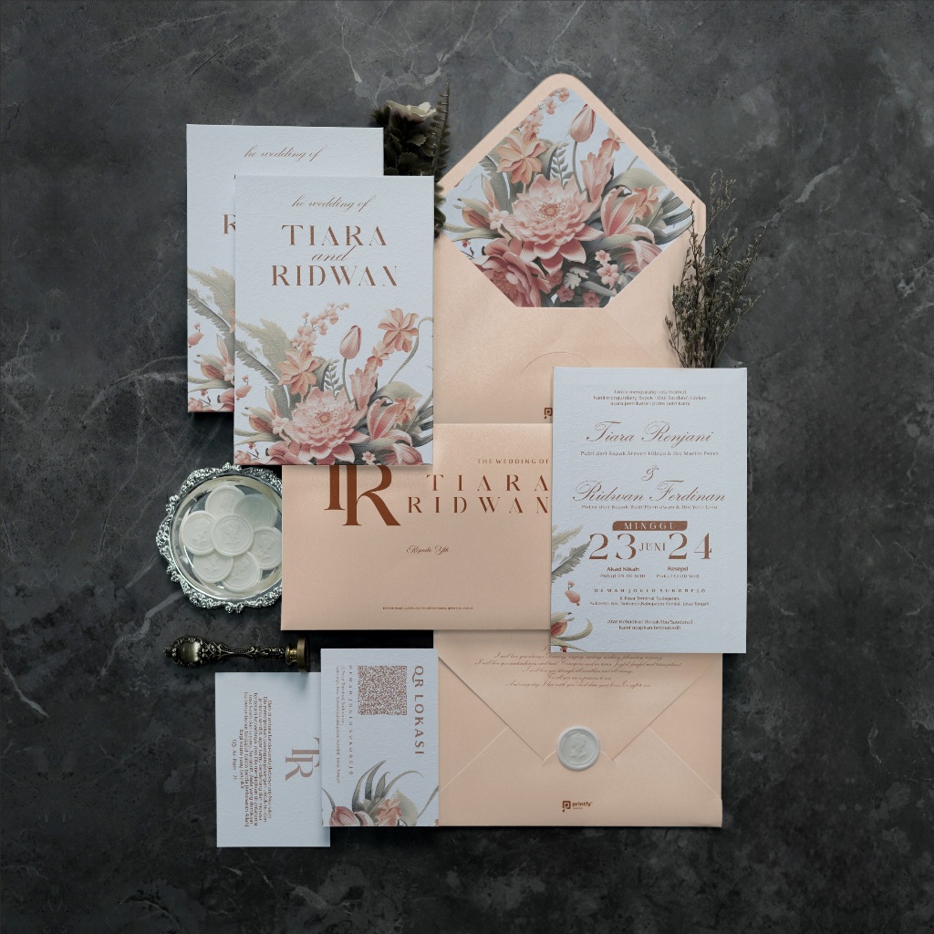 Jual undangan pernikahan aesthetic I ENVE 1 (printfy.invitation ...