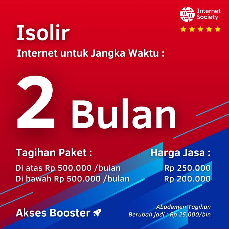 Jual Isolir Internet Indihome | Jangka Waktu 1 - 3 Bulan | Stop ...
