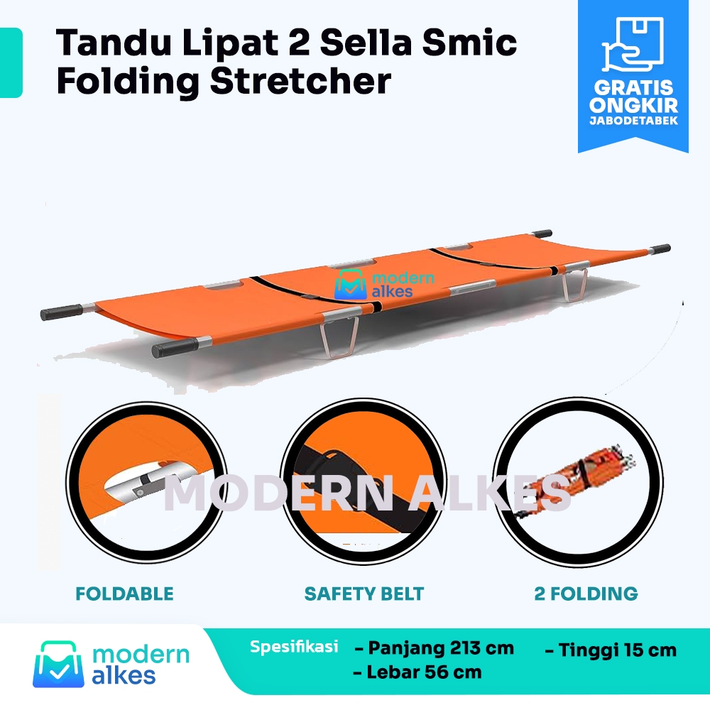 Jual Tandu Lipat 2 Sella Smic - Folding Stretcher Darurat | Shopee ...