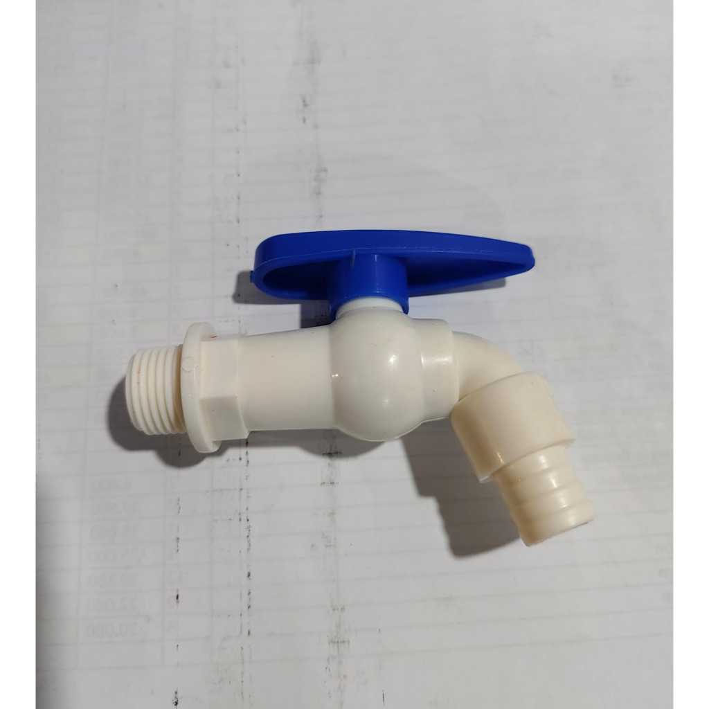 Jual KERAN AIR PVC 1/2 INCH KRAN AIR TAMAN PLASTIK TEBAL JUMBO ENGKOL ...