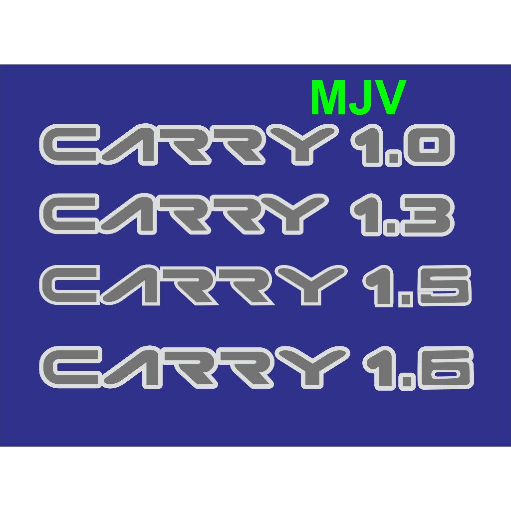 Jual STIKER STICKER CARRY 1.0 CARRY 1.3 CARRY 1.5 CARRY 1.6 PRINTING ...