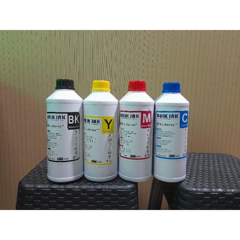 Jual Tinta bulk ink L series Literan untuk epson L series 1 Liter ...
