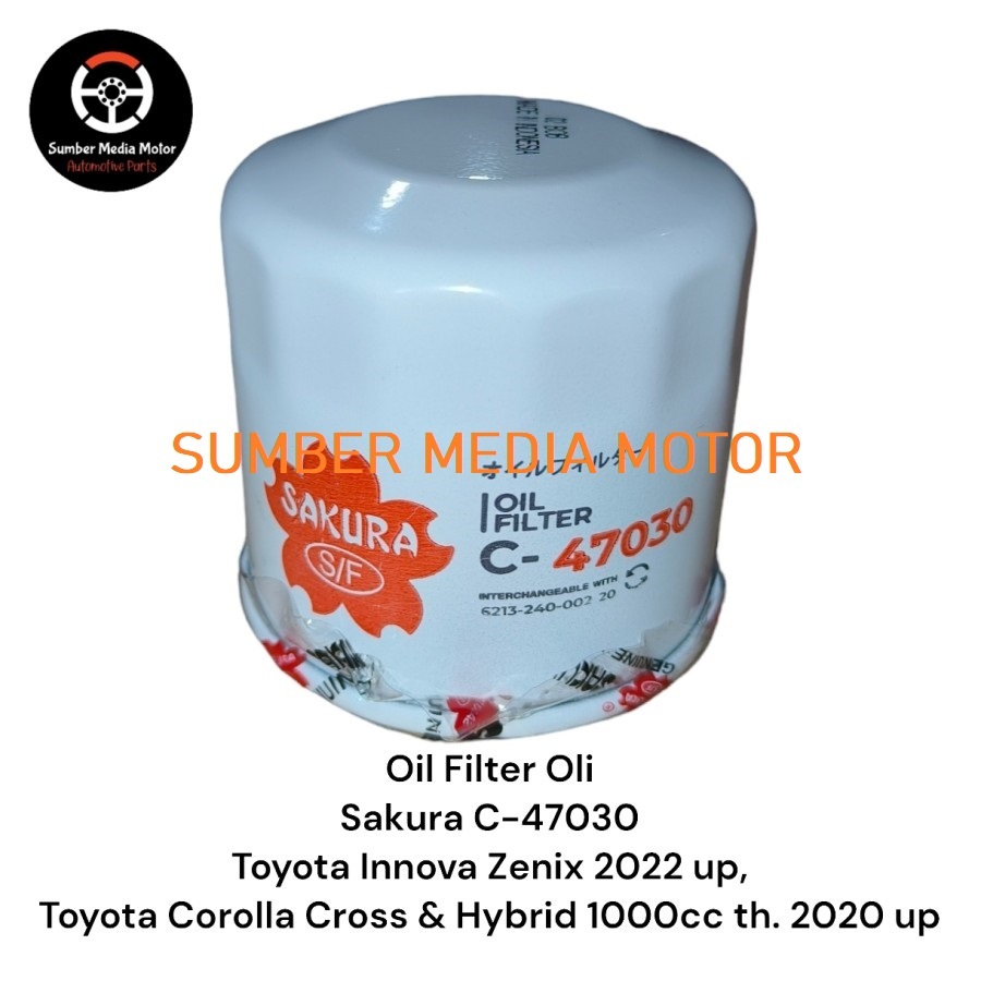 Jual Sakura Oil Filter Oli C-47030 Toyota Innova Zenix 2000cc tahun ...
