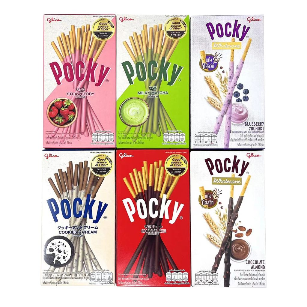 Jual Biskuit Glico Pocky Stick Choco Matcha Strawberry Double Choco ...