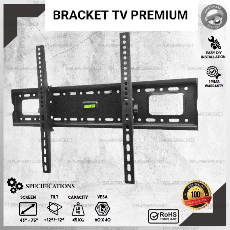 Jual BRACKET TV BRAKET TV BREKET TV 19 24 32 40 42 43 50 55 60 65 70 75 ...