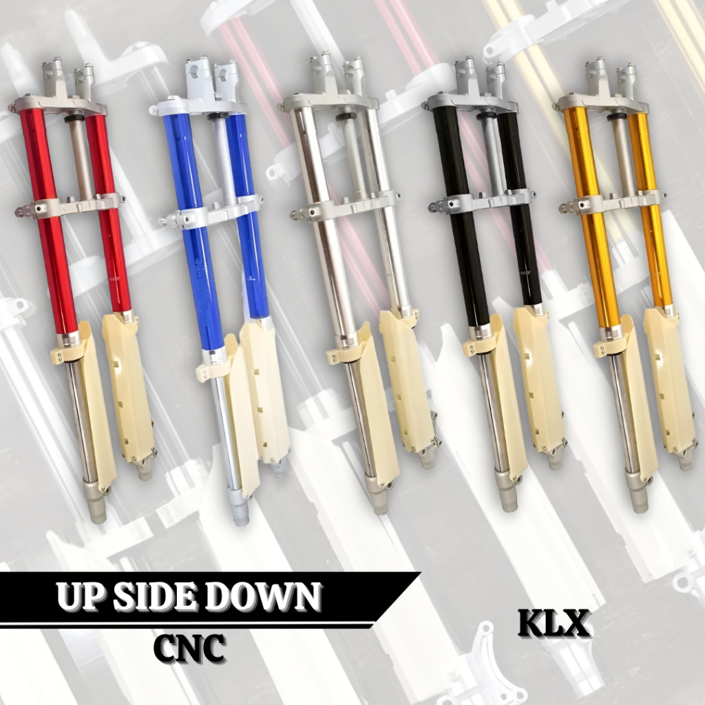 Jual Up side Down KLX Cnc Gold Fastbikes Upside Down FB Motor KLX Kualitas Terbaik | Shopee ...