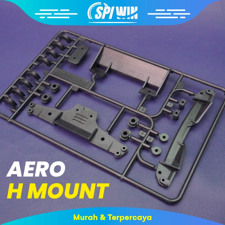 Jual SPOILER TAMIYA DownForce AERO HI MOUNT ROLLER SET 94982 95252 ...