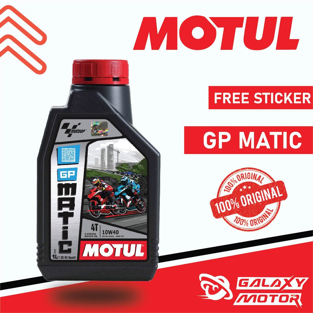 Jual Oli Motor Motul GP MATIC 4T 10W40 1L | Shopee Indonesia