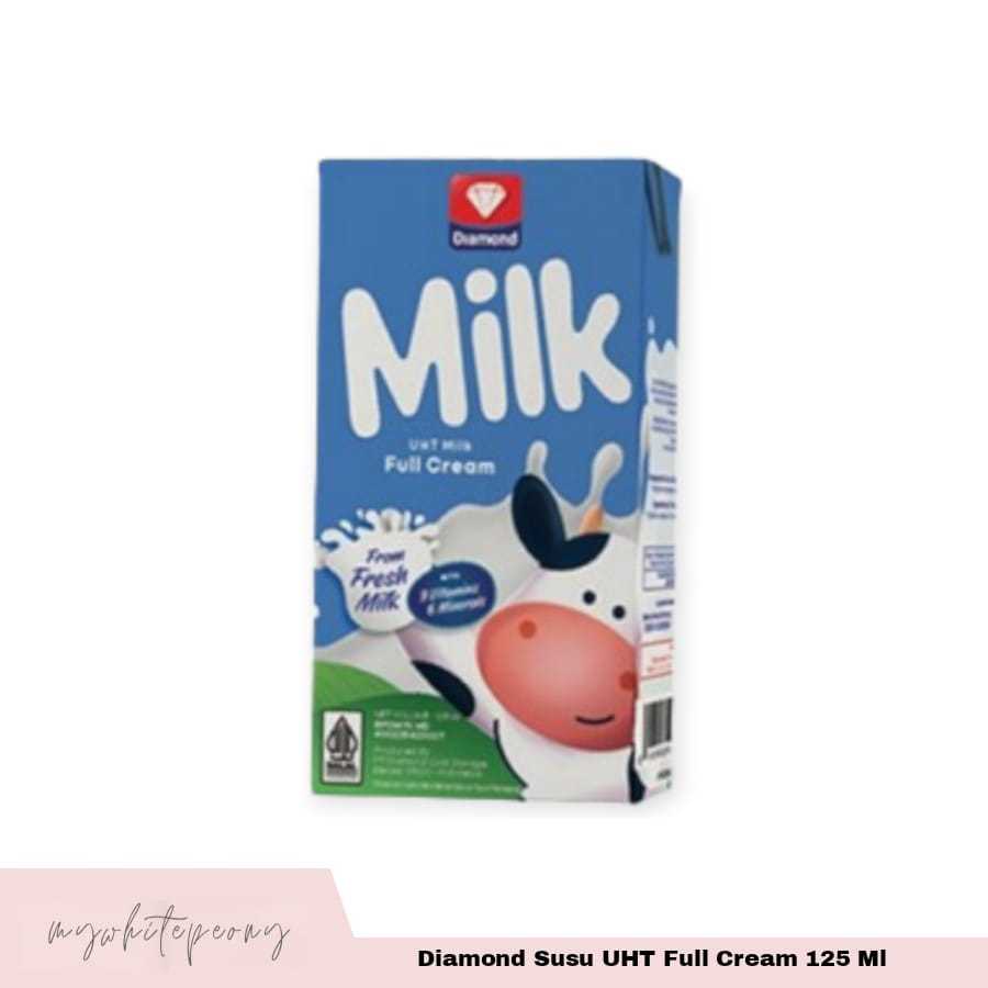 Jual Diamond Susu UHT Full Cream 125 ml / Diamond UHT Milk | Shopee Indonesia