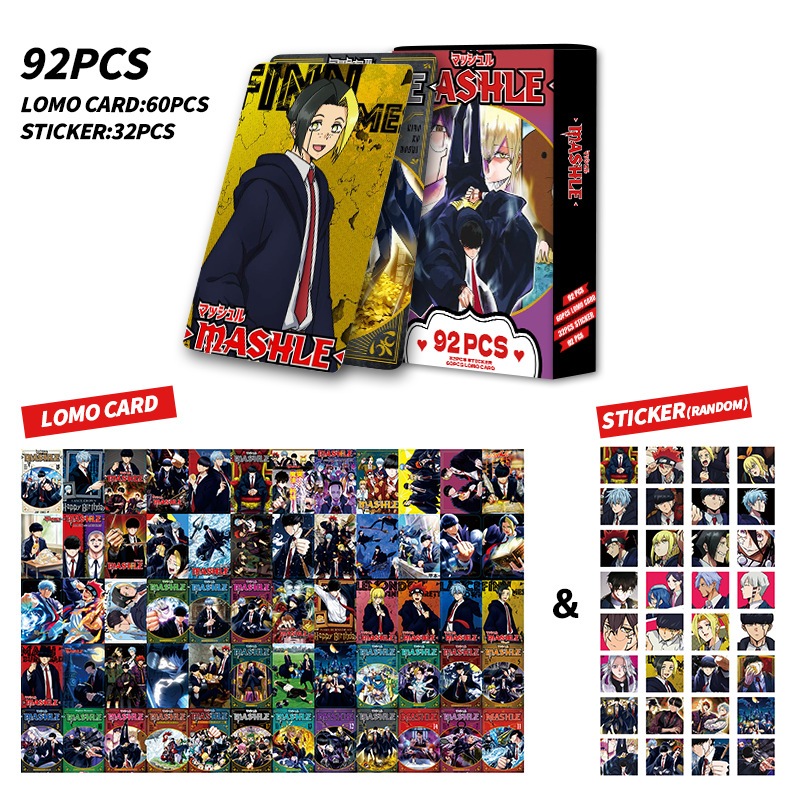 Jual Lomo card / kartu anime mashle pokemon kuromi sario 2 sisi isi 92 ...