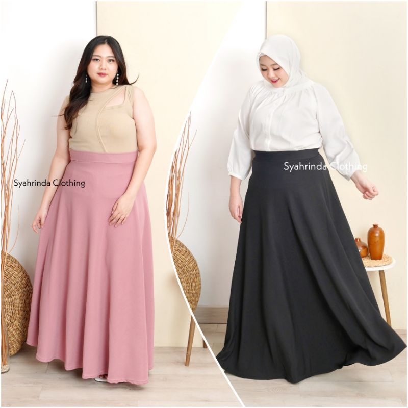 Jual Rok Jumbo Mayung Hanovel Premium Garis Syahrinda Clothing Bawahan ...