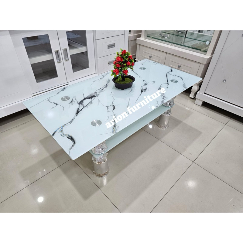 Jual Meja Tamu Kaca/Meja Tamu minimalis/meja sofa | Shopee Indonesia