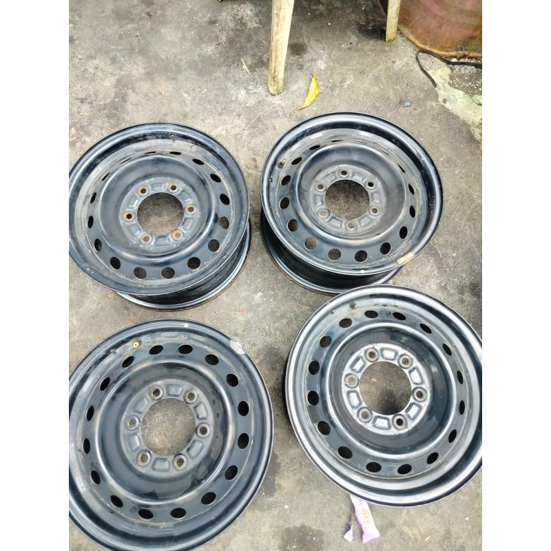 Jual Velg kaleng Toyota Hiace Ring 15 pcd 6x139 Made in jepang lebar 6 inchi | Shopee Indonesia